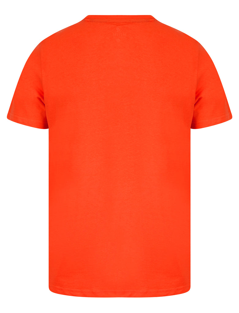 Palm Beach 2 Motif Cotton Jersey T-Shirt in Hot Coral - South Shore – Tokyo Laundry