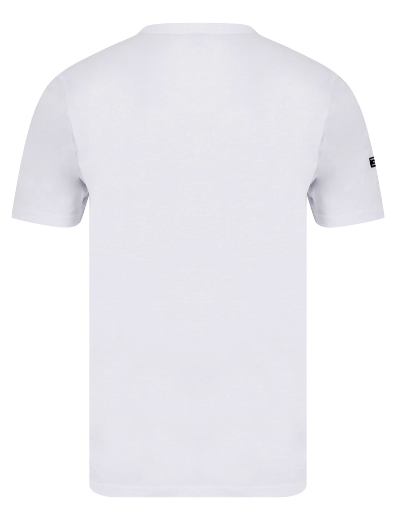 Tremper Motif Cotton Jersey T-Shirt in Bright White - Tokyo Laundry