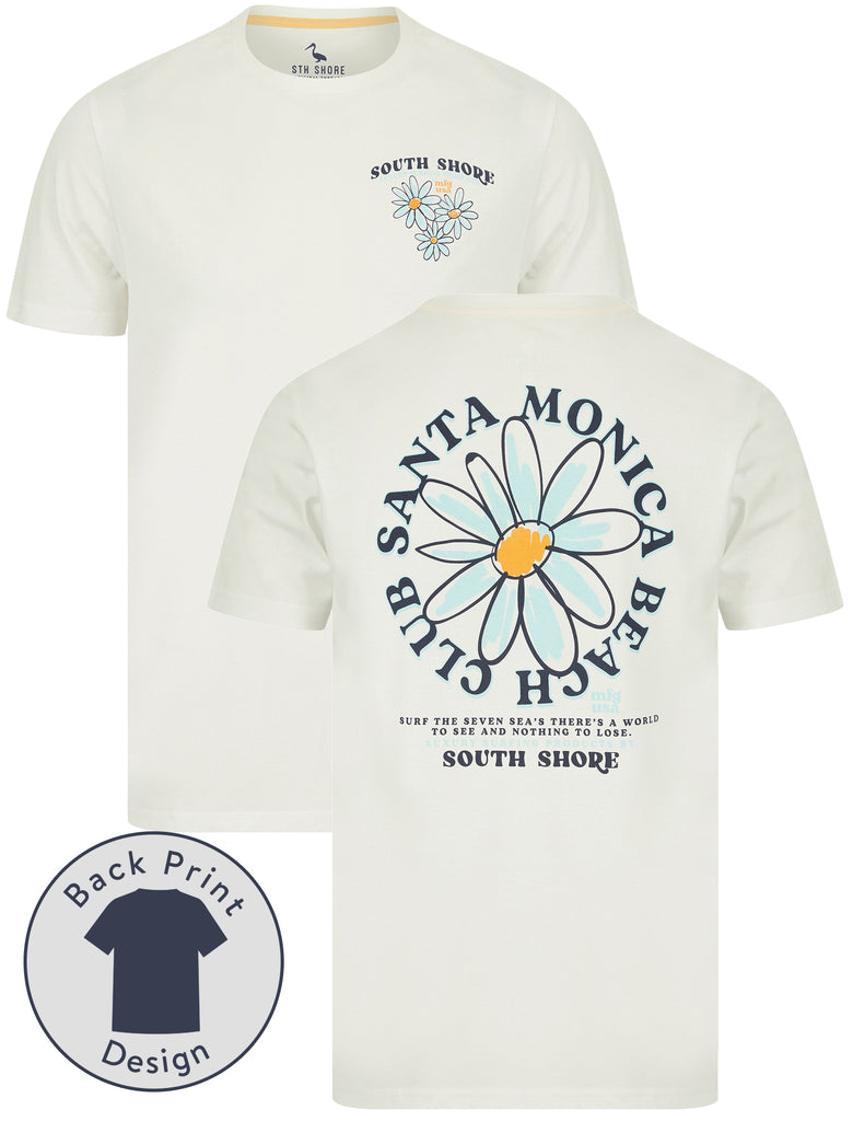 Stothard Reverse Print Motif Cotton Jersey T-Shirt in Snow White - Sou ...