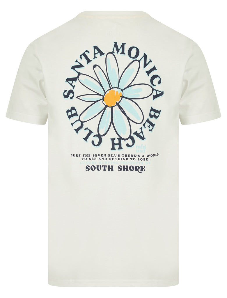 Stothard Reverse Print Motif Cotton Jersey T-Shirt in Snow White - Sou ...