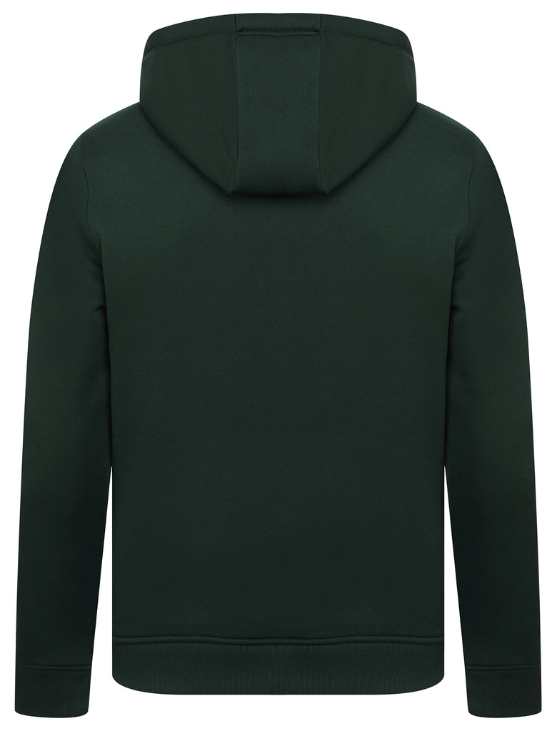 Valdemar Plain Brushback Fleece Pullover Hoodie in Darkest Spruce - To ...