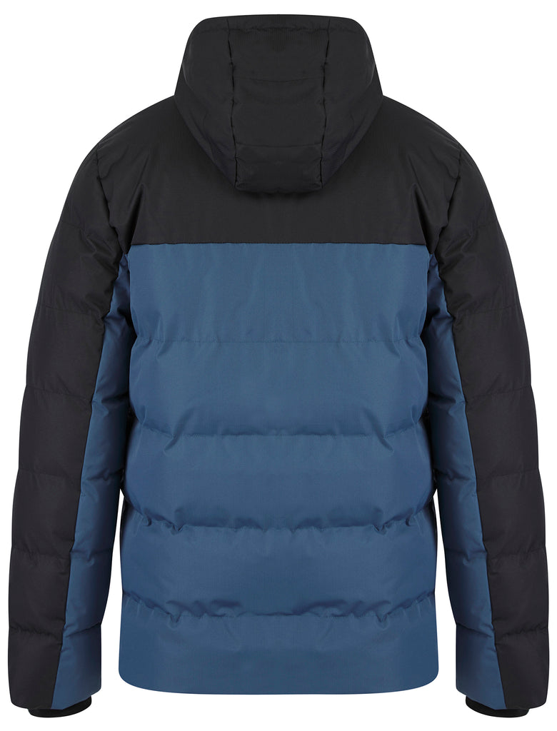 Abu Micro-Fleece Lined Quilted Puffer Jacket with Hood in Sargasso Blu ...
