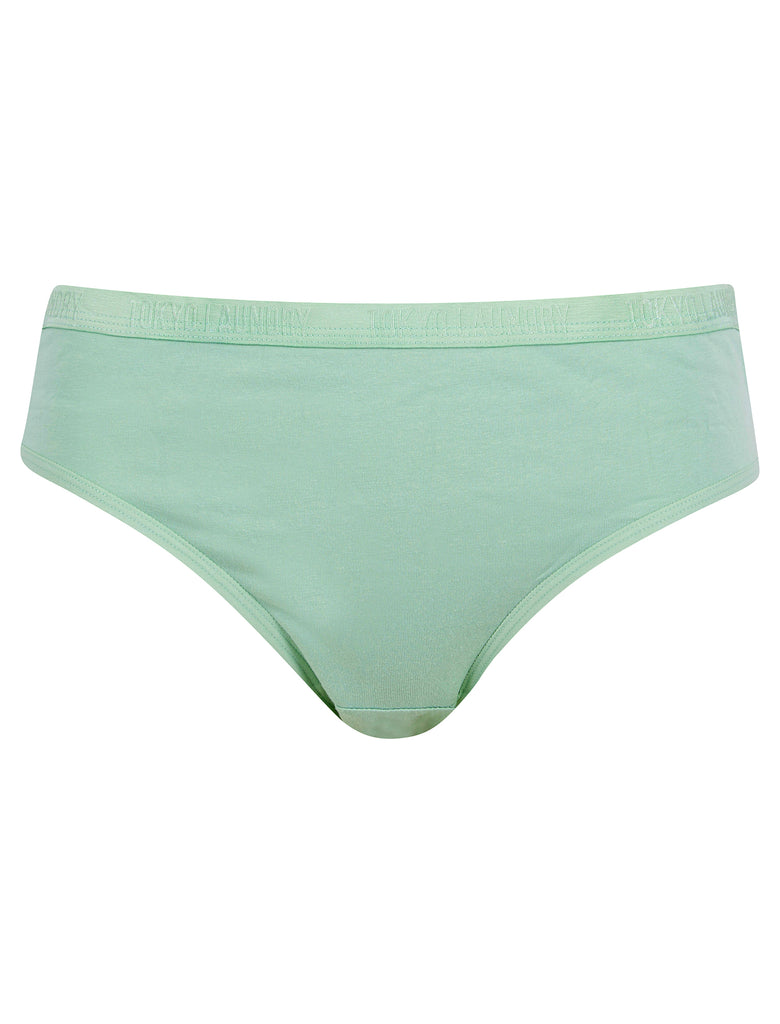 Evie (5 Pack) Cotton Assorted Briefs in Light Grey Marl / Shell Pink ...