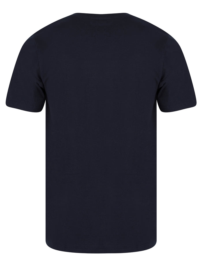 Spectre (5 Pack) Crew Neck Cotton T-Shirts in Light Grey Marl / Sky Ca ...