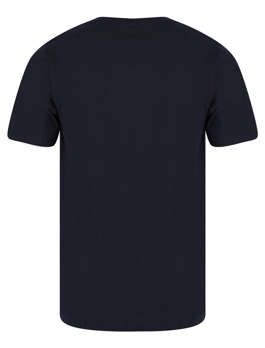 Spectre (5 Pack) Crew Neck Cotton T-Shirts in Light Grey Marl / Sky Ca ...