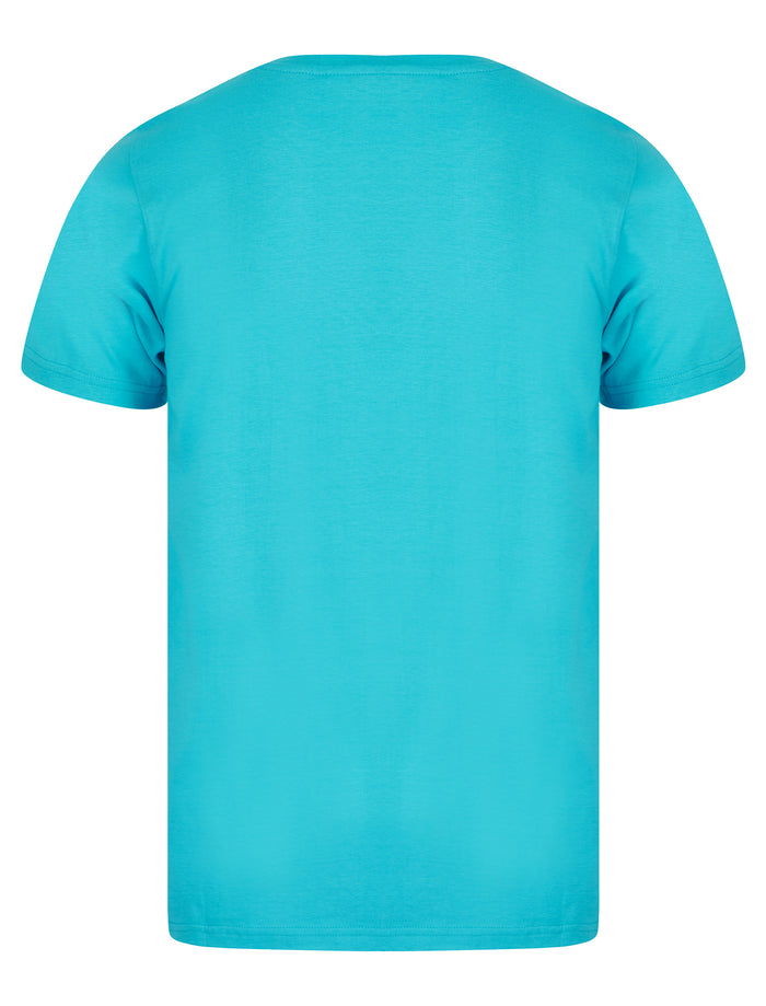 Spectre (5 Pack) Crew Neck Cotton T-Shirts in Light Grey Marl / Sky Ca ...