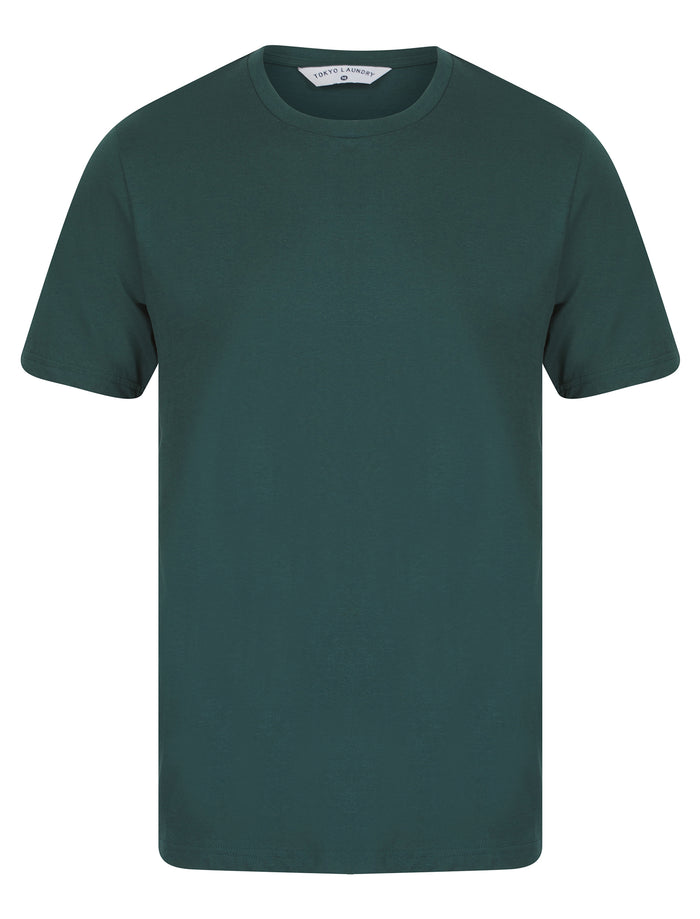 Spectre (5 Pack) Crew Neck Cotton T-Shirts in Sky Captain Navy / Barad ...