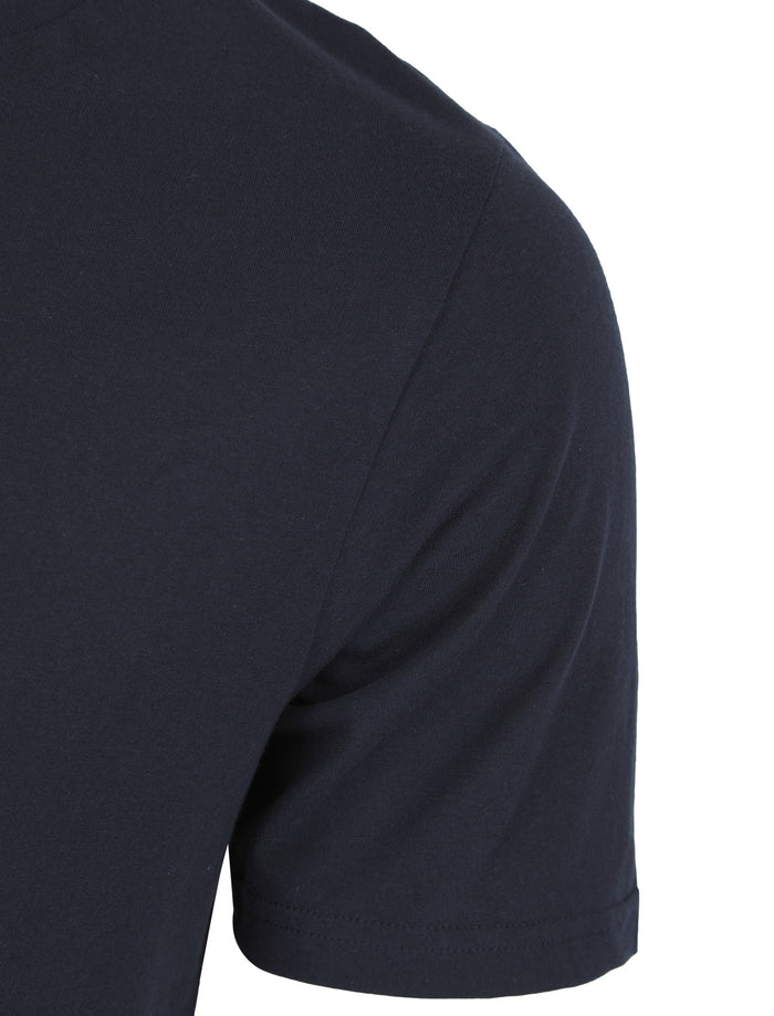 Spectre (5 Pack) Crew Neck Cotton T-Shirts in Sky Captain Navy / Barad ...