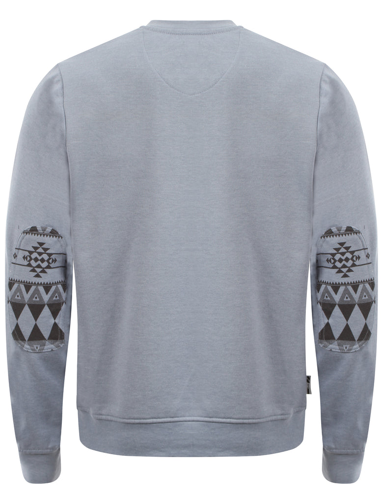 D-code Evan crew neck sweatshirt in Powder Blue Marl – Tokyo Laundry