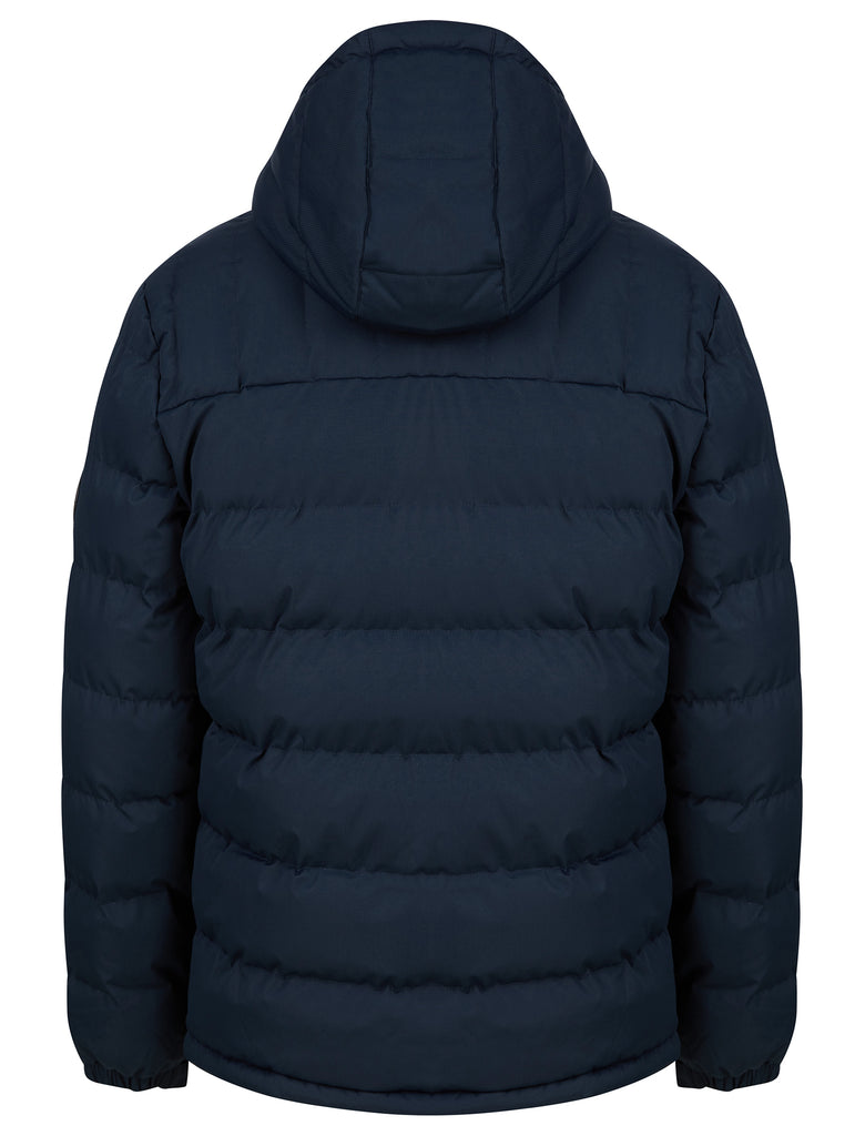 Tacito Micro-Fleece Lined Quilted Puffer Jacket with Hood in Sky Capta ...