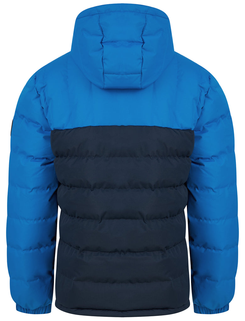 Taichi Micro-Fleece Lined Quilted Puffer Jacket with Hood in Daphne Mi ...