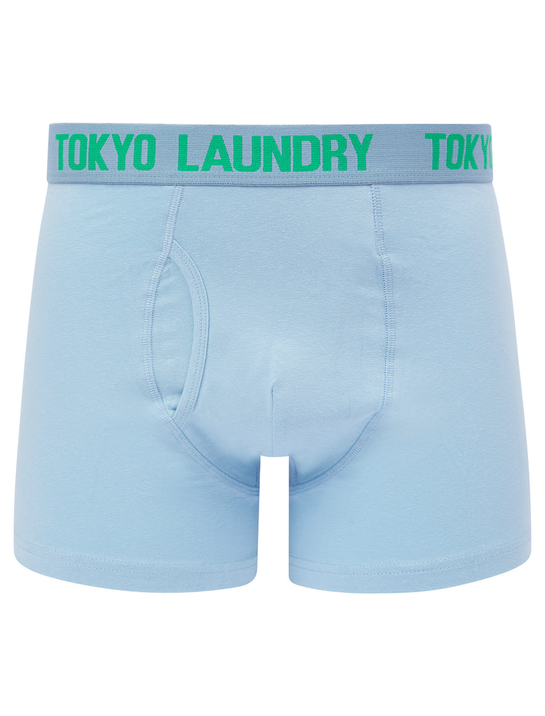 Lumber 2 (2 Pack) Boxer Shorts Set in Blue Bell / Atlantis - Tokyo Lau ...