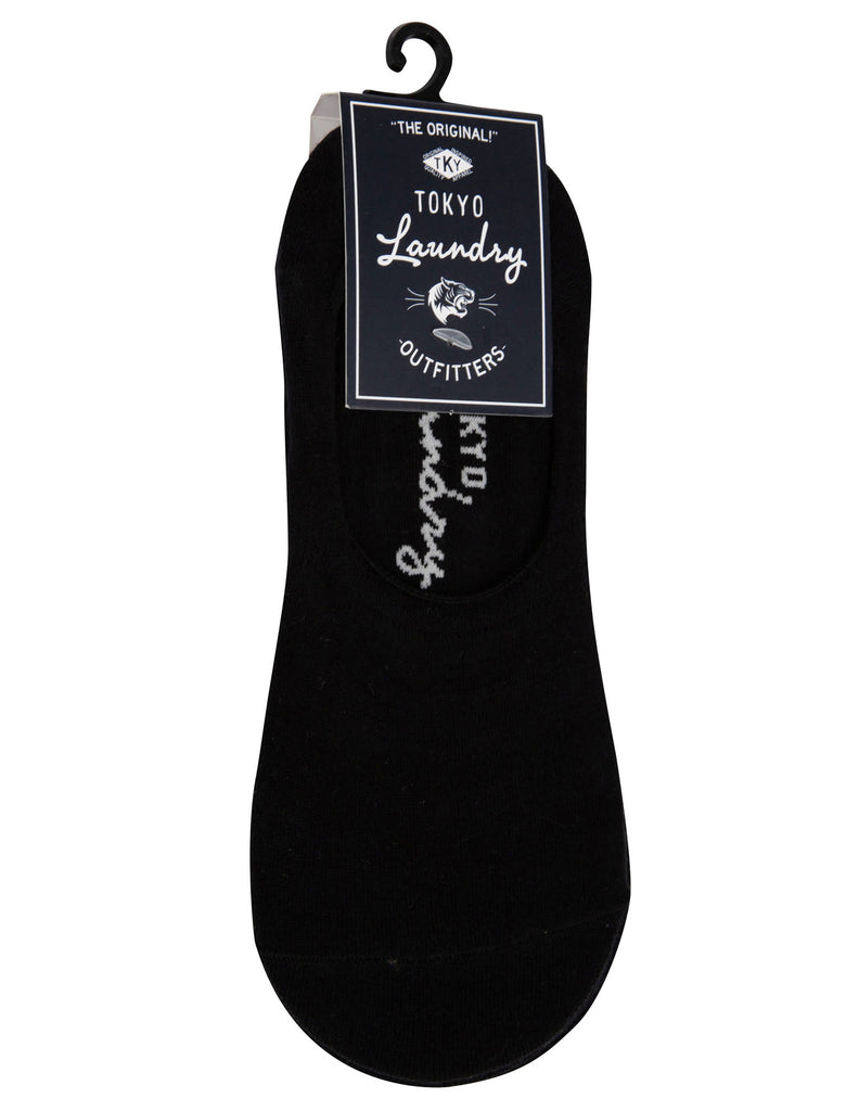 Liner Crowe (3 Pack) Basic Cotton Rich Footsie Socks in Black - Tokyo ...