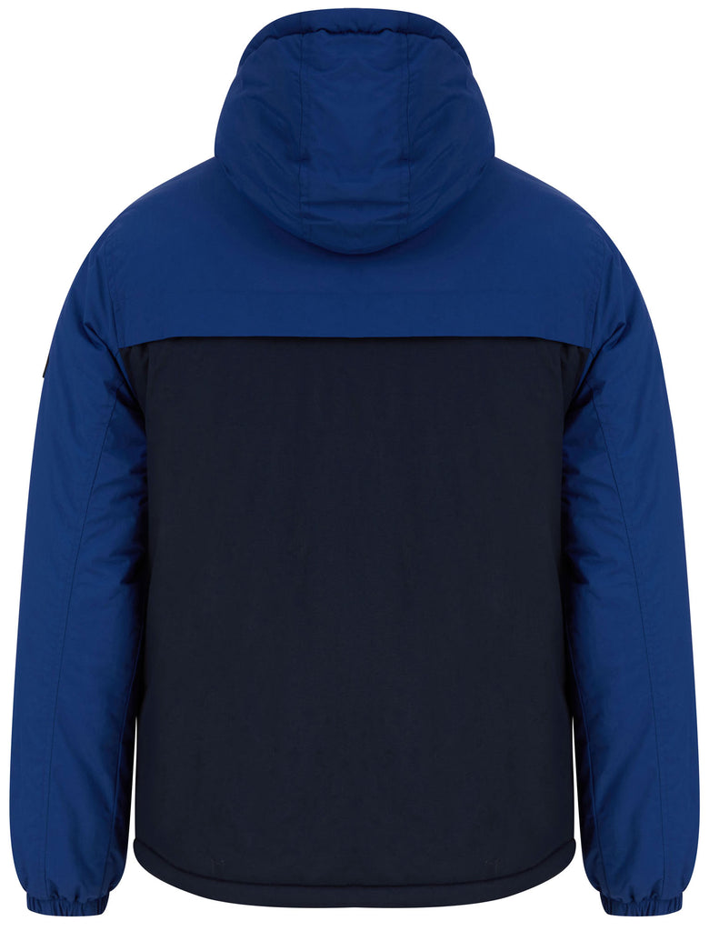 Cleo Microfleece Lined Hooded Taslon Ripstop Coat In Sodalite Blue - T ...