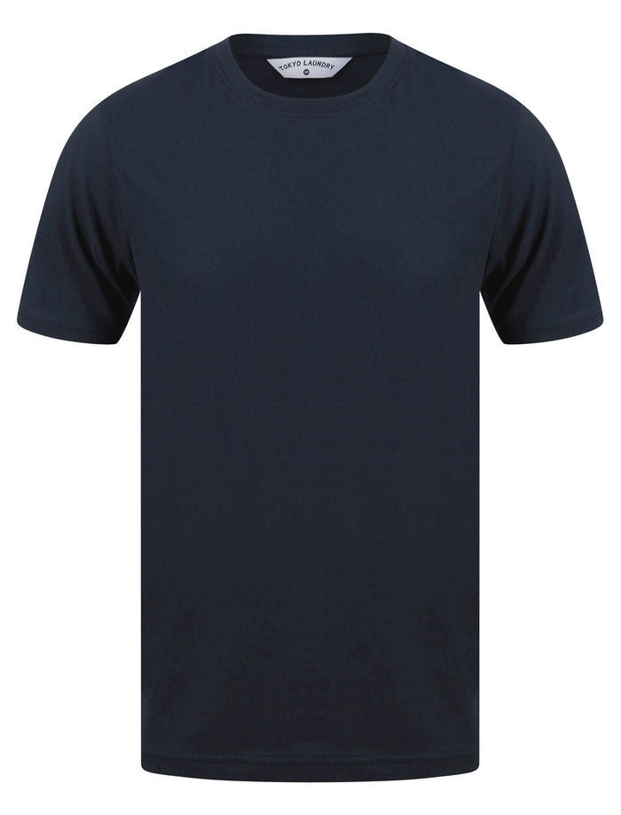 Spectre (5 Pack) Crew Neck Cotton T-Shirts in Black / Light Grey Marl ...