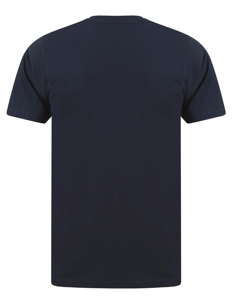 Spectre (5 Pack) Crew Neck Cotton T-Shirts in Black / Light Grey Marl ...