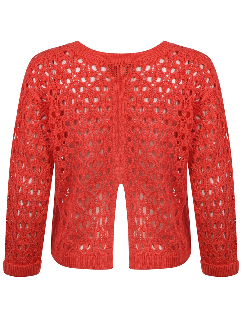 Amara Reya Jerry orange lace knit jumper – Tokyo Laundry