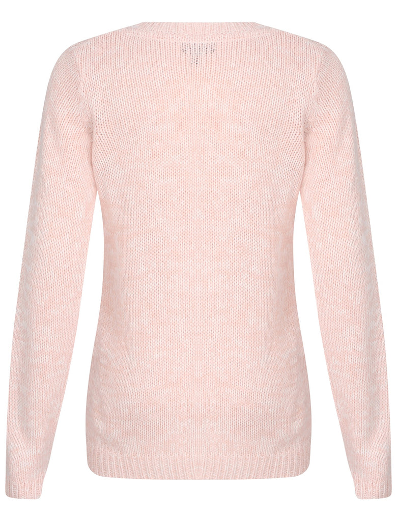Womens Amara Reya Rose Jumper in Peach Skin / Ivory Twist – Tokyo Laundry