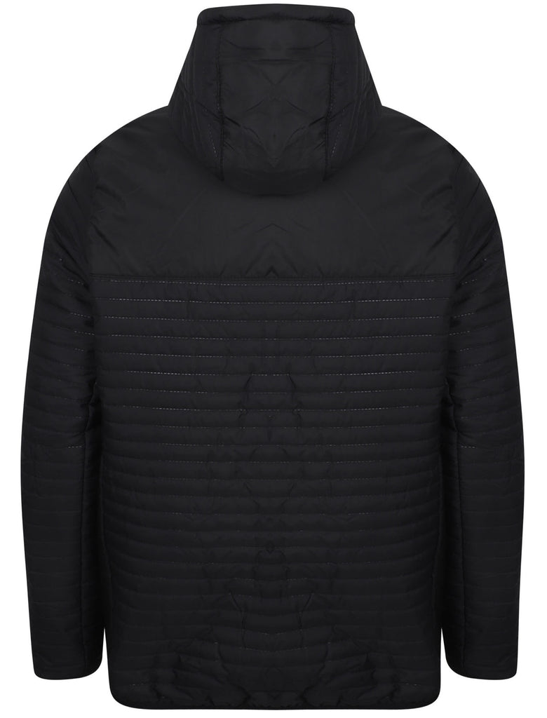 Tynemouth Embossed Quilted Puffer Jacket in Black - Dissident – Tokyo ...