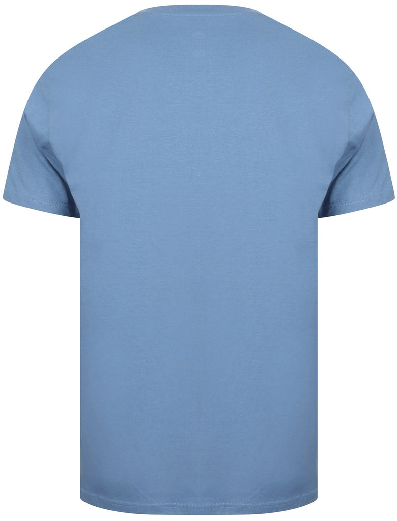 Clancy Basic Cotton Crew Neck T-Shirt In Federal Blue - South Shore – Tokyo Laundry